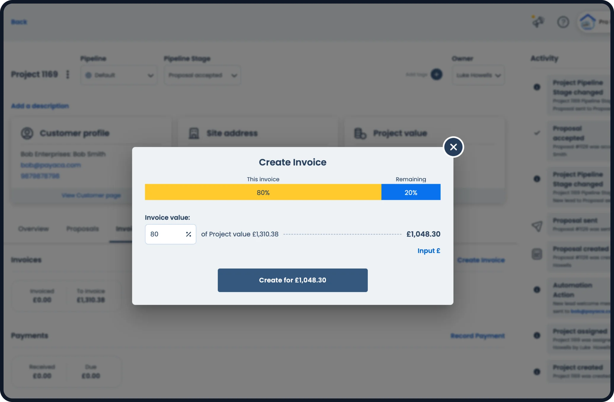 Efficient Invoicing & Payment Solutions with Payaca